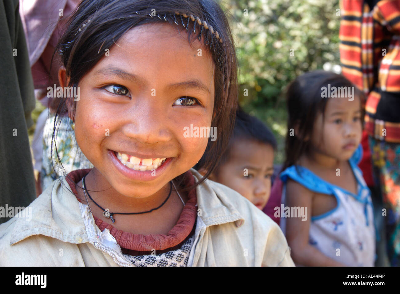Young Laotian girl from Luang Prabang, Laos, Indochina, Southeast Asia ...