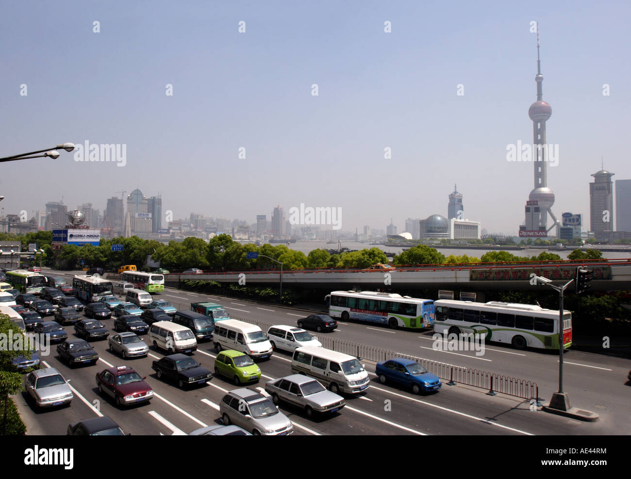Traffic in Shanghai, China, Asia Stock Photo - Alamy