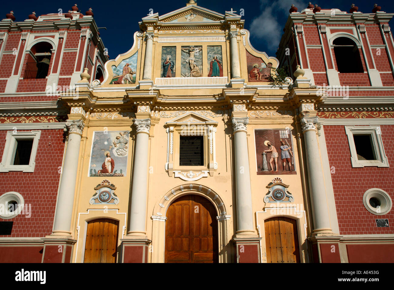 Calvario church, Leon, Nicaragua, Central America Stock Photo - Alamy
