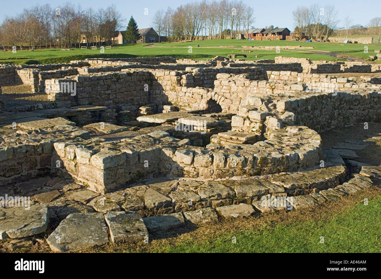 Roman Fort & settlement, Vindolanda, south side of Roman Wall, UNESCO ...