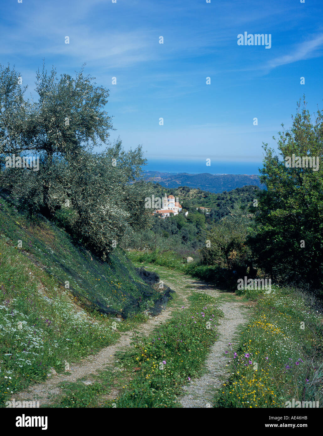 Crete road west hi-res stock photography and images - Alamy