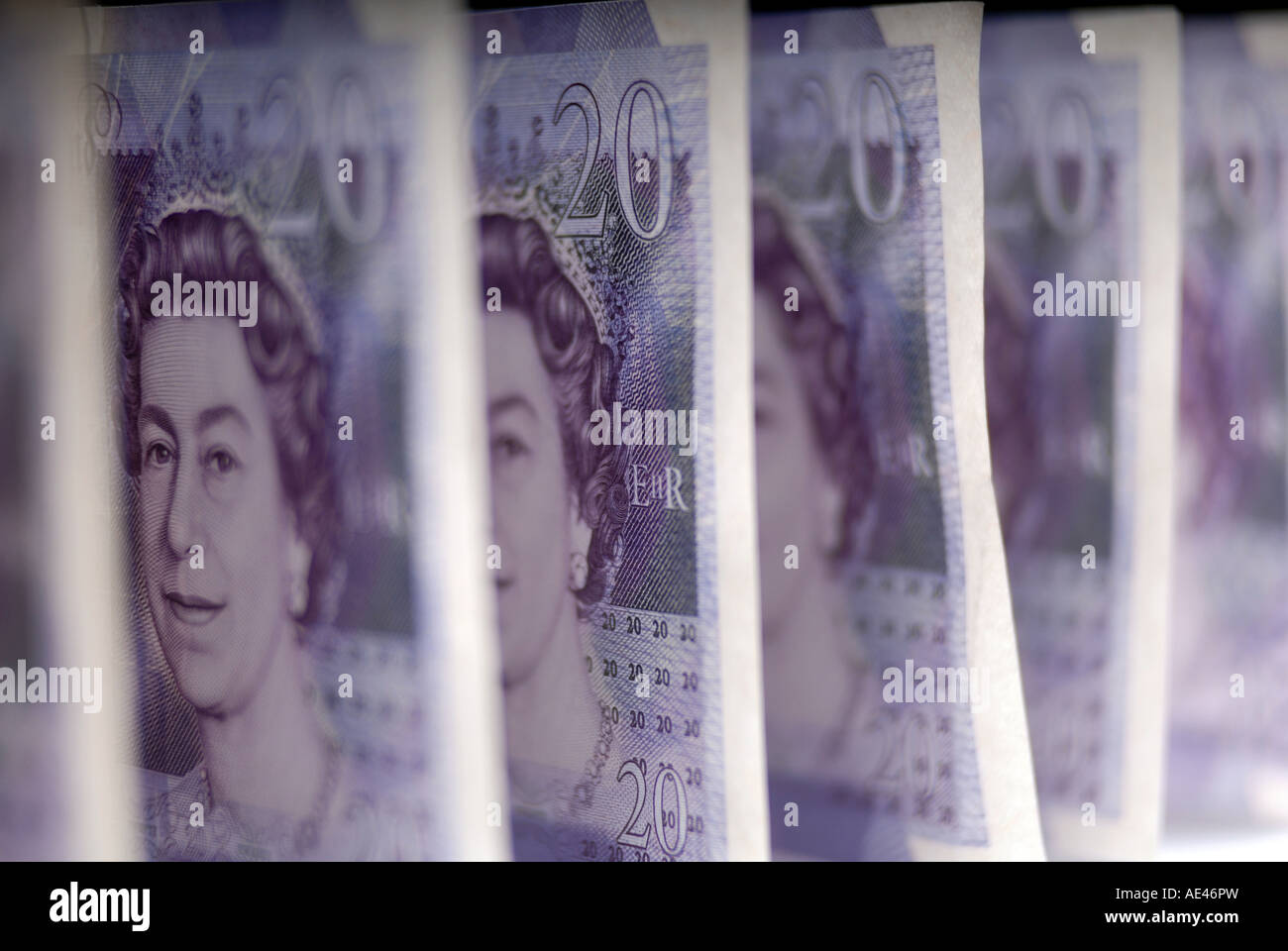 £20 Bank notes Stock Photo - Alamy