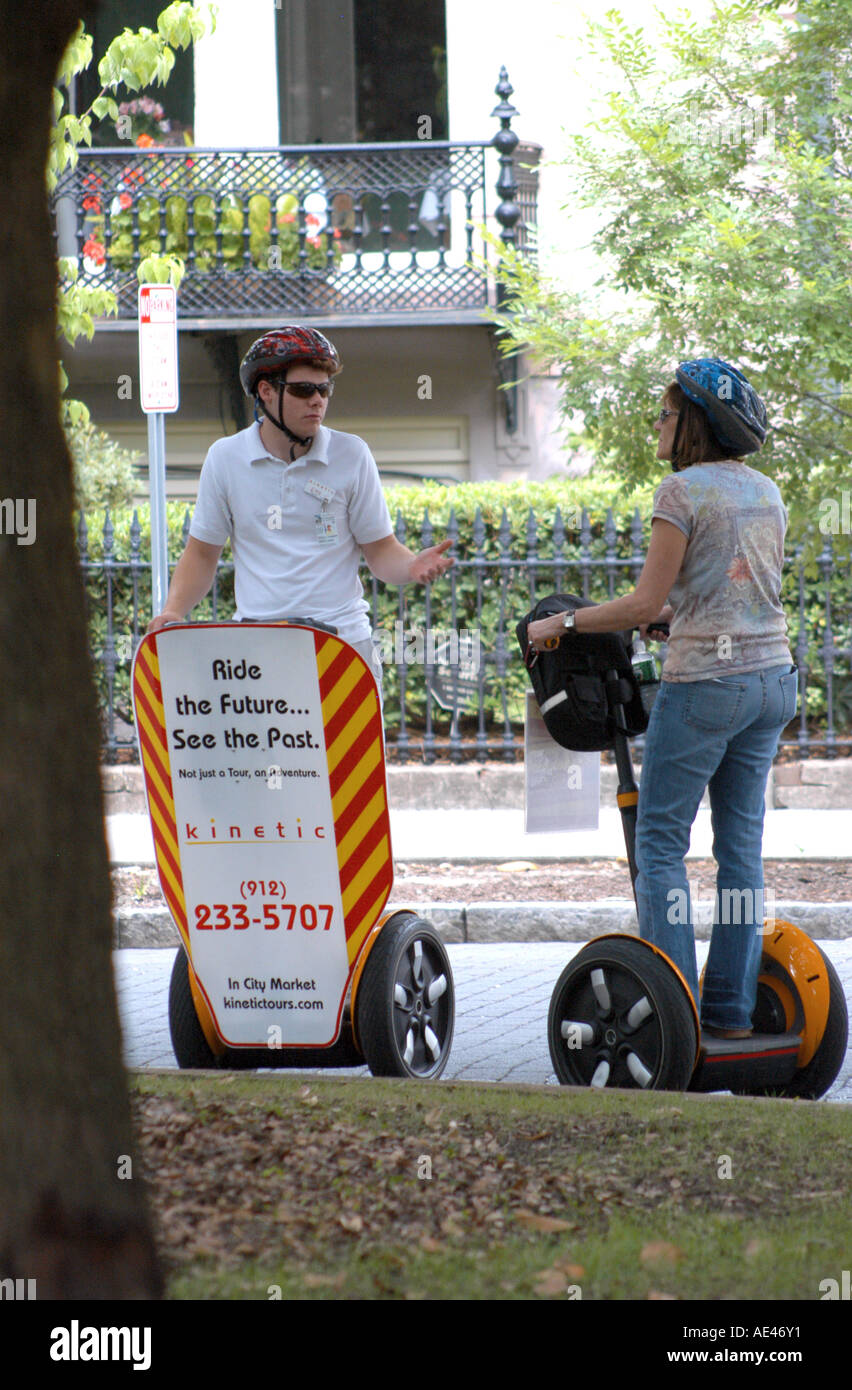 Human Transport machine in Lafayette Square Savannah Georgia USA Stock ...