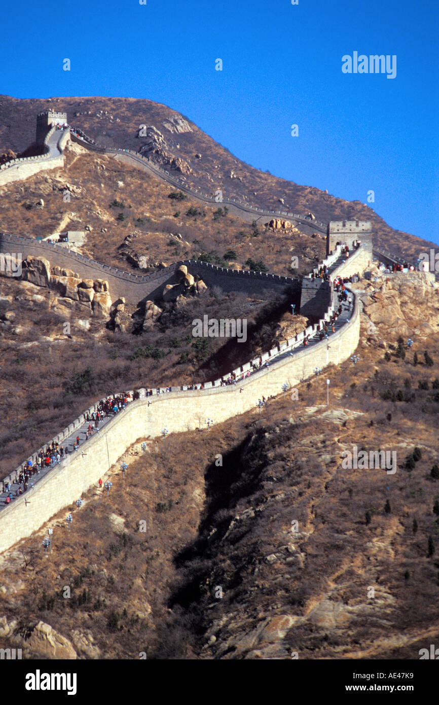 Great Wall of China Badaling Beijing China Stock Photo - Alamy
