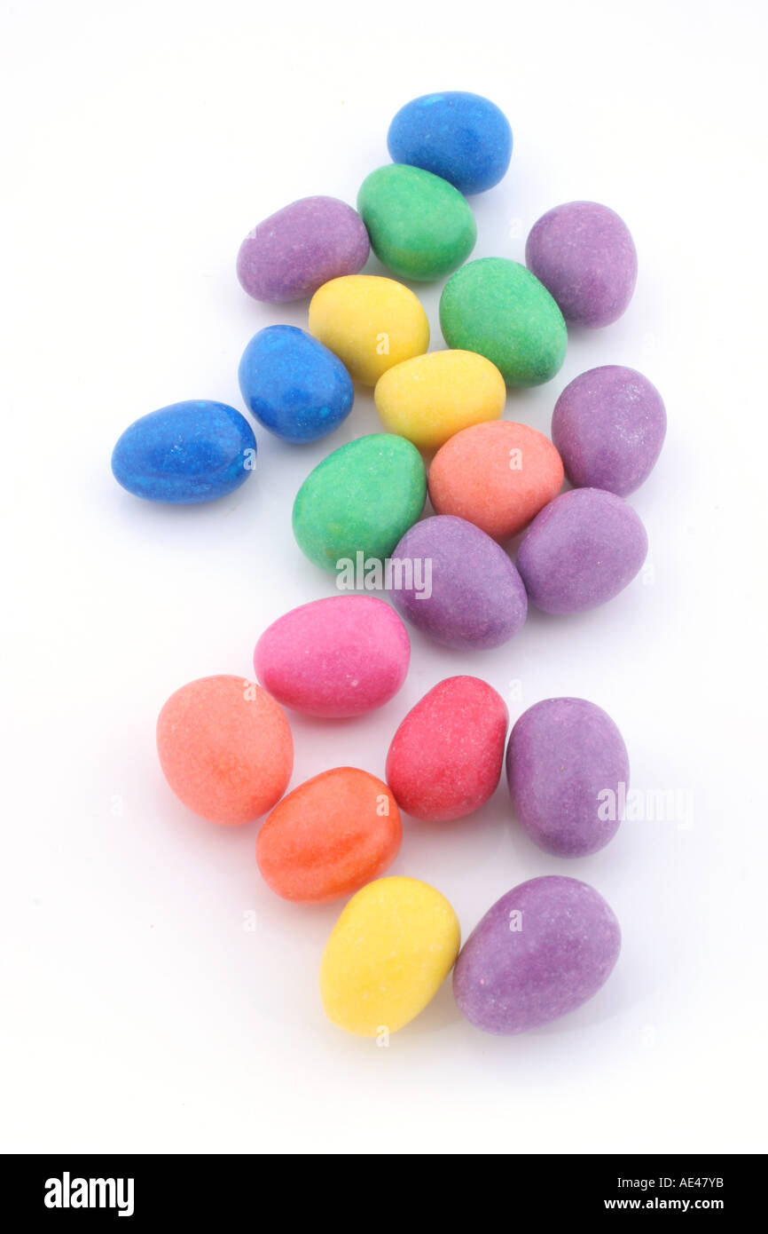 Egg shaped sweets Cut Out Stock Images & Pictures - Alamy