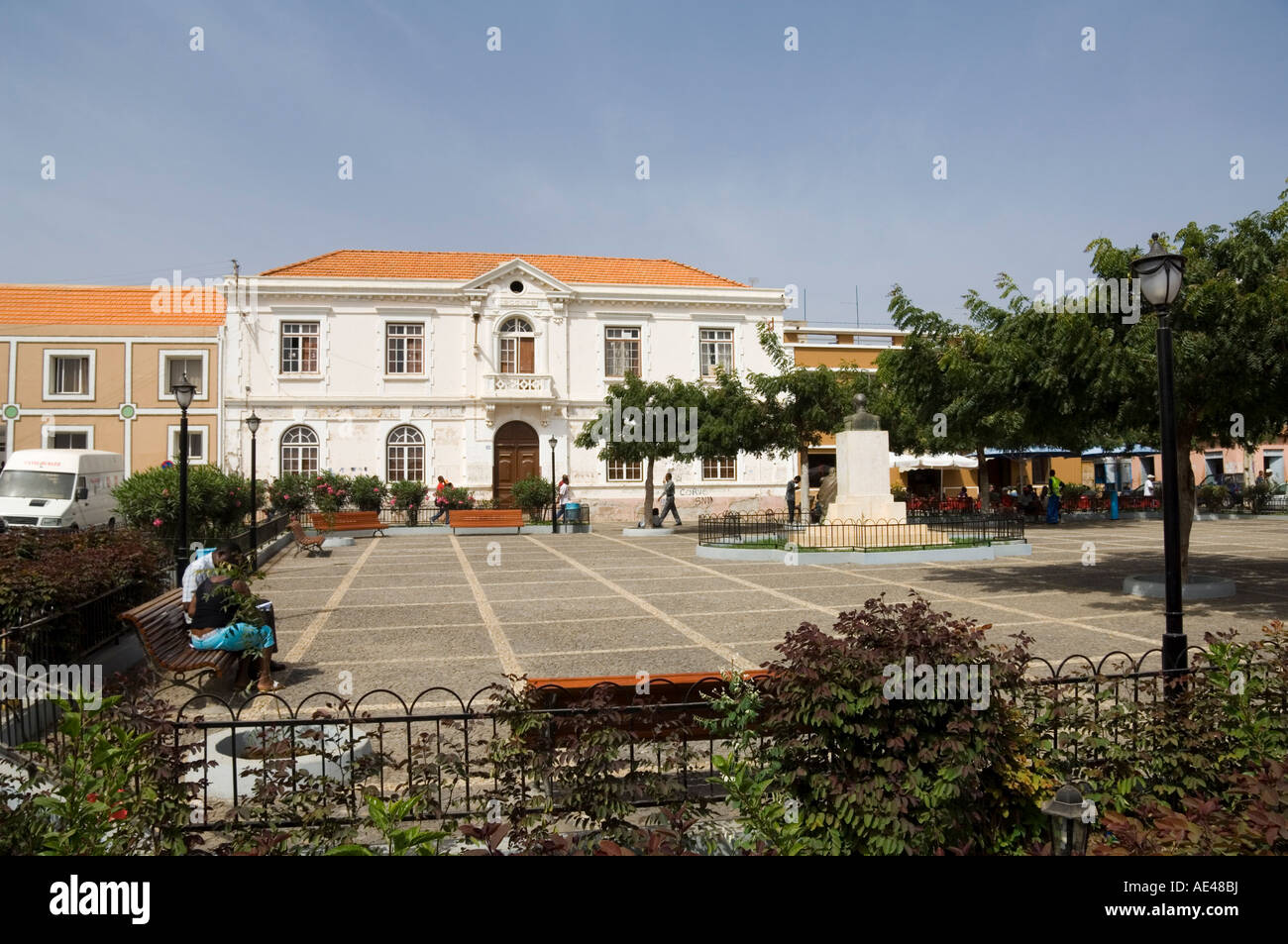 The old city of Praia on the Plateau, Praia, Santiago, Cape Verde ...