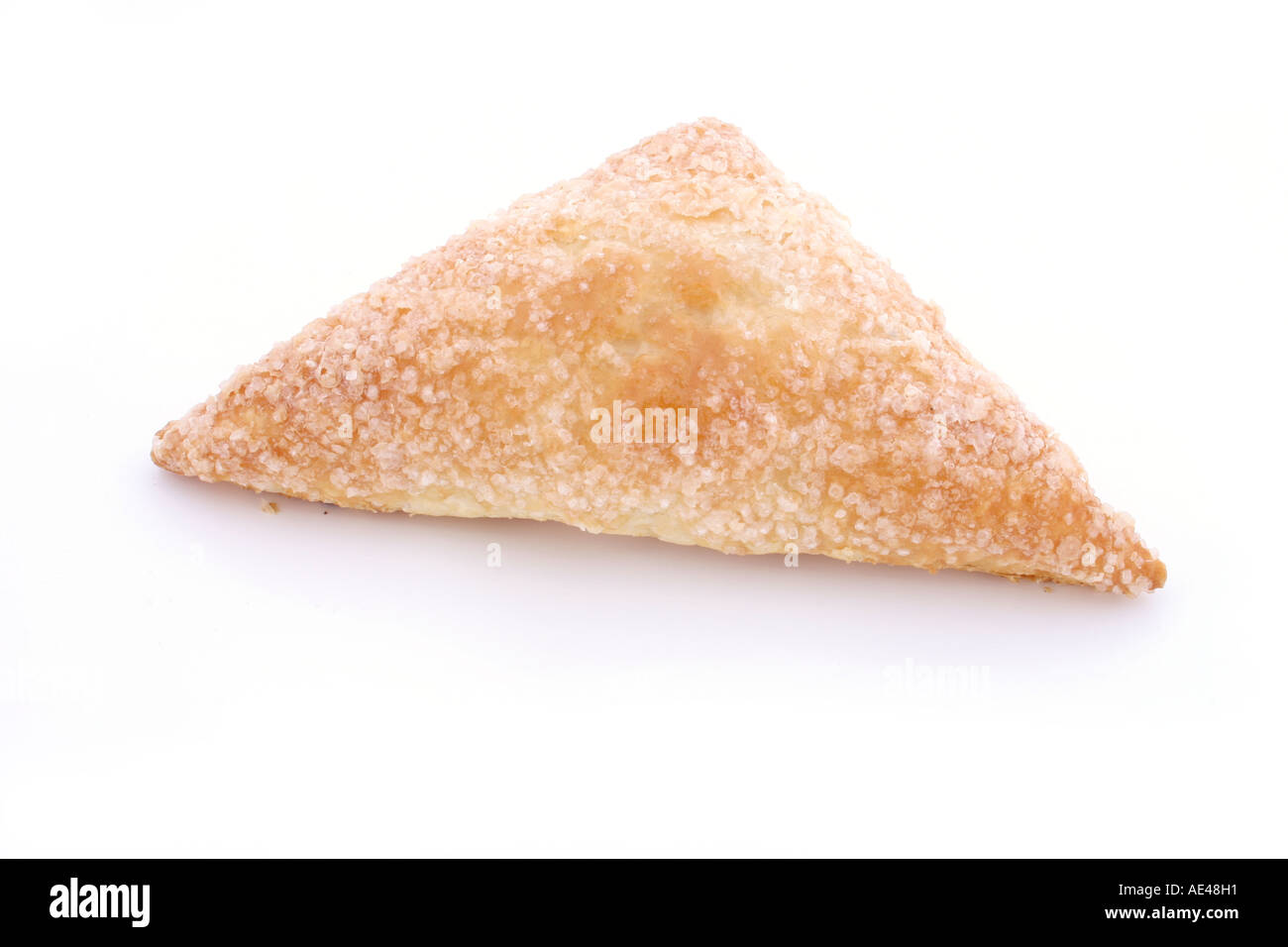 Apple turnover on a white studio background Stock Photo - Alamy