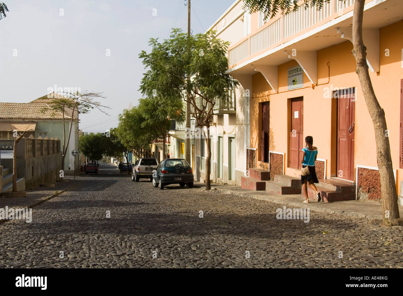 Sao Filipe, Fogo (Fire), Cape Verde Islands, Africa Stock Photo - Alamy