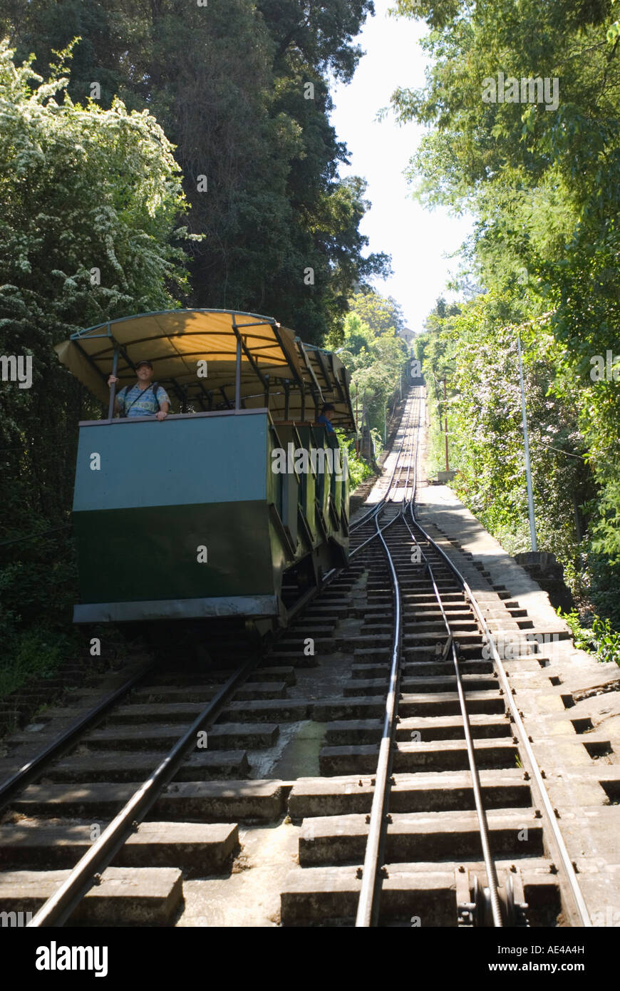 Cerro San Cristobal Funicular, Santiago, Chile Stock Photo - Alamy