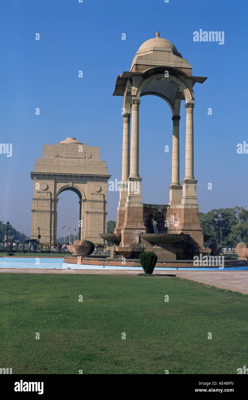 India delhi gate hi-res stock photography and images - Alamy