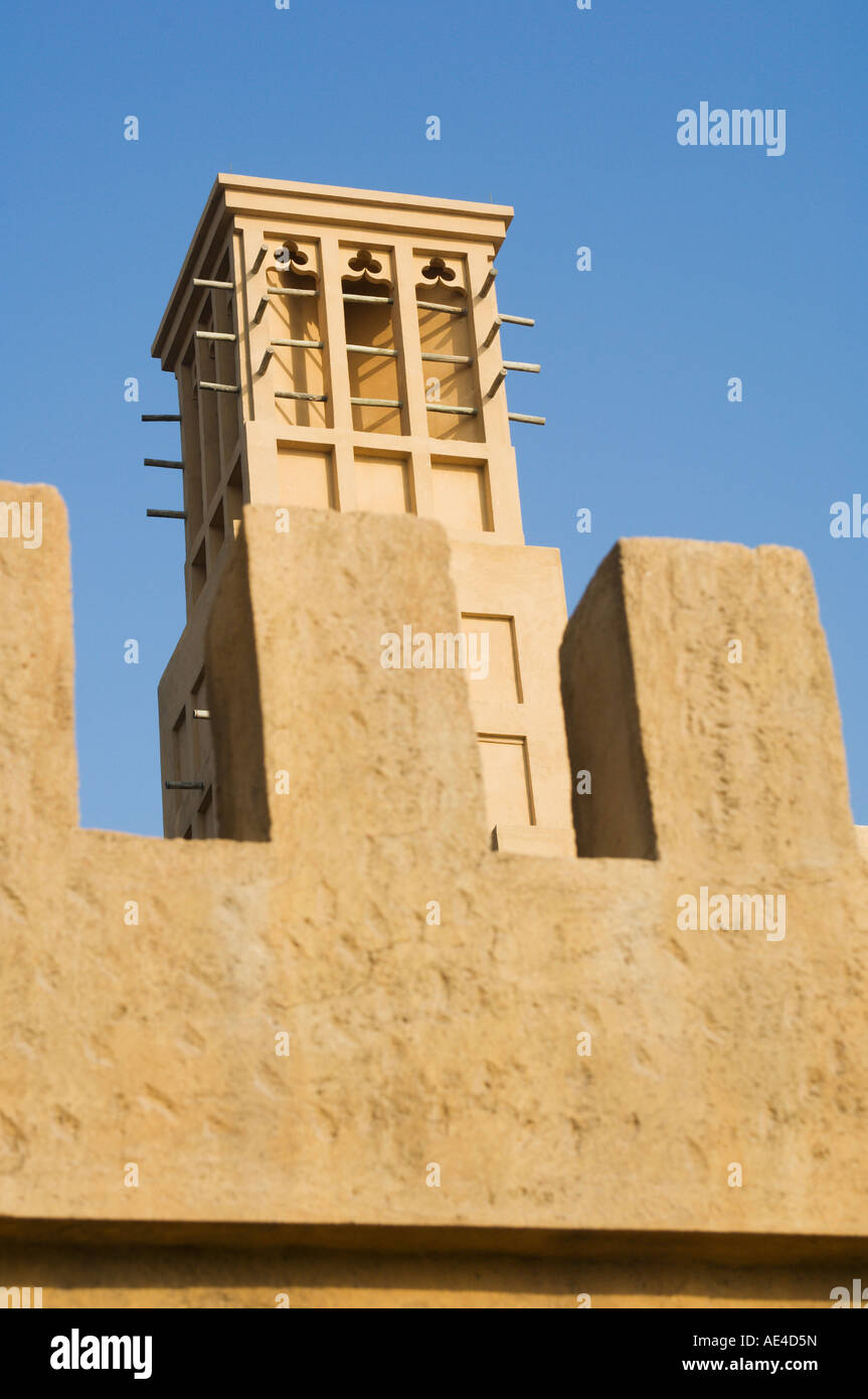 Wind towers, Dubai, United Arab Emirates, Middle East Stock Photo - Alamy