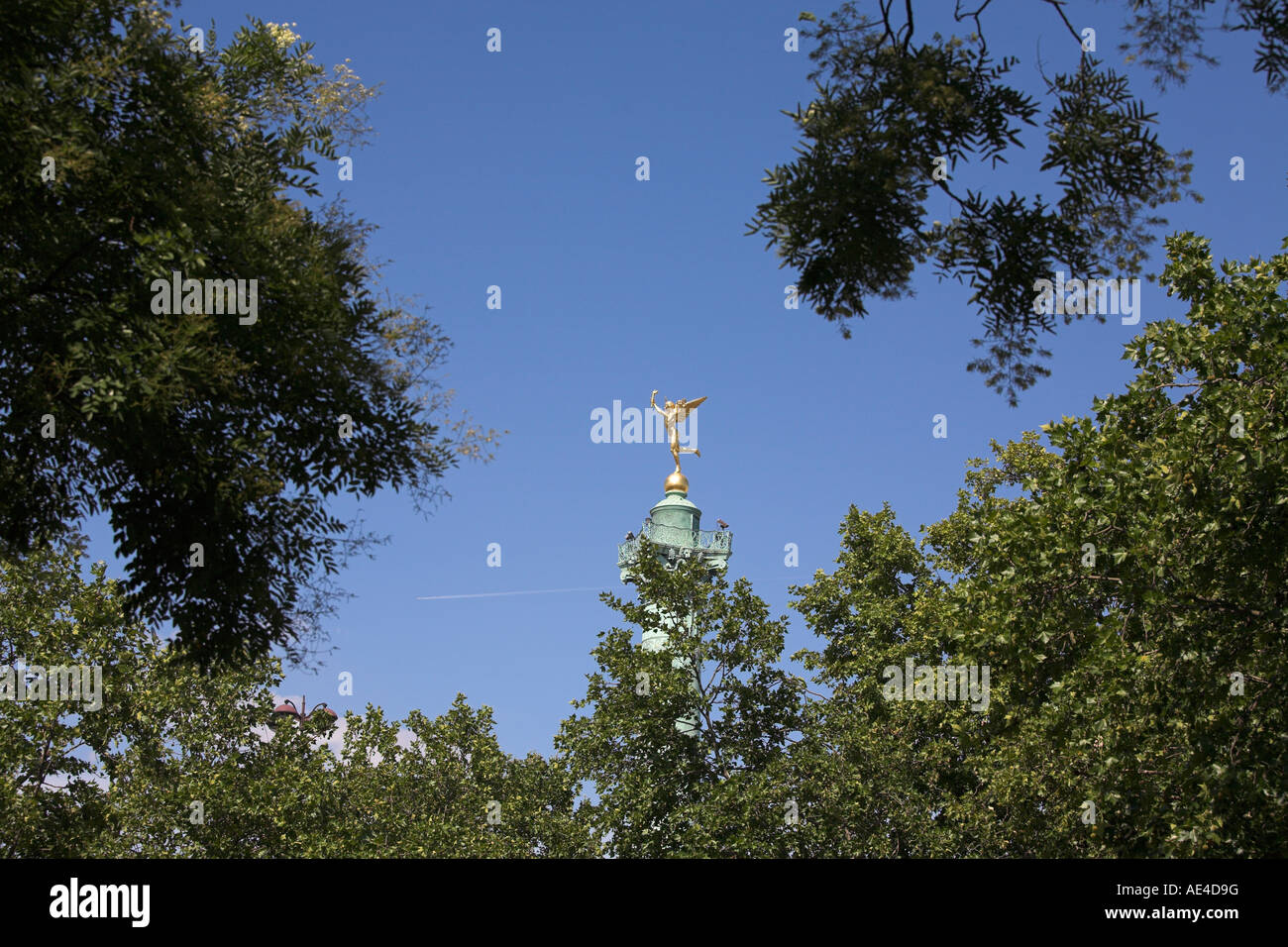 Bastille Monument Place de la Bastille Paris France Stock Photo - Alamy