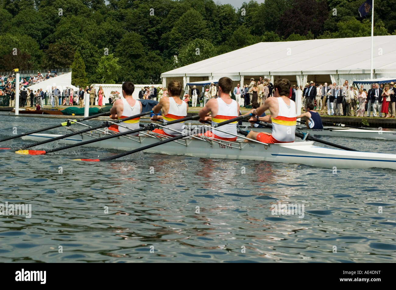 Rowing at the Henley Royal Regatta, Henley on Thames, England, United ...