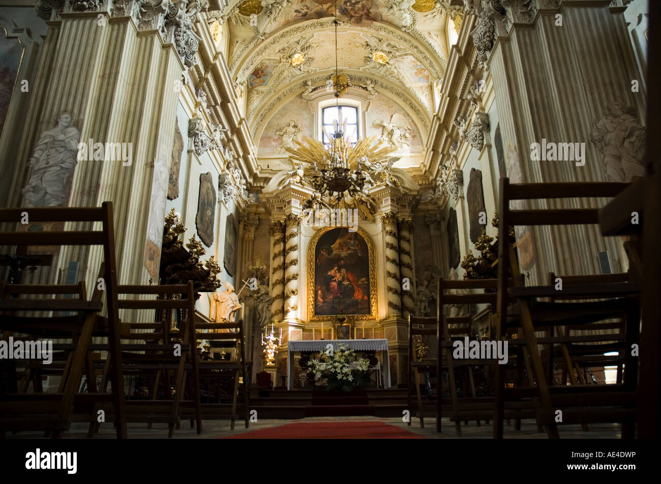Church of St. Anne's, one of Poland's Baroque churches, Old Town ...