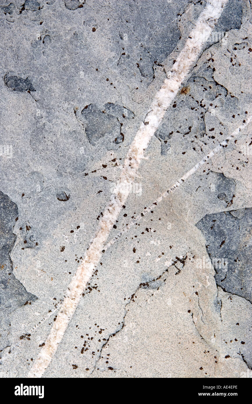 White rock line in rock Stock Photo - Alamy