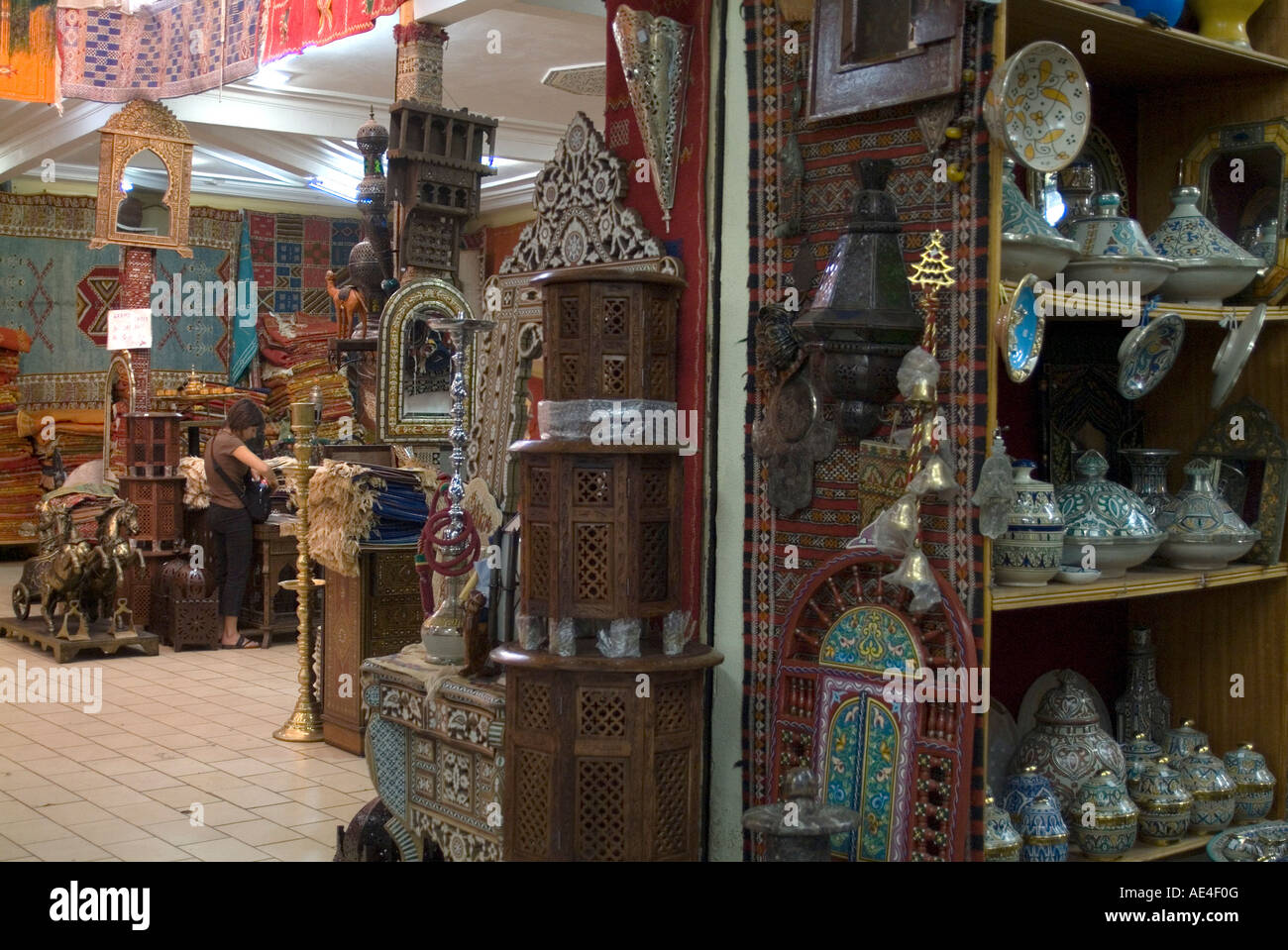 Centre Commercial craft centre, Gueliz (new town), Marrakech, Morocco ...