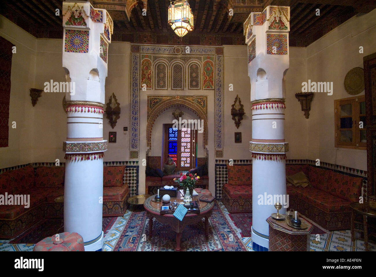 Maison Mnabha riad (small local hotel), Marrakech, Morocco, North ...