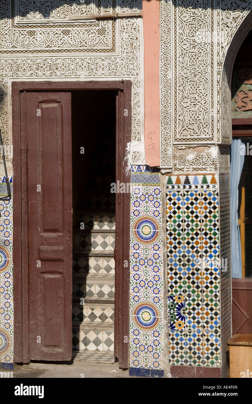 Building detail, Marrakech, Morocco, North Africa, Africa Stock Photo ...