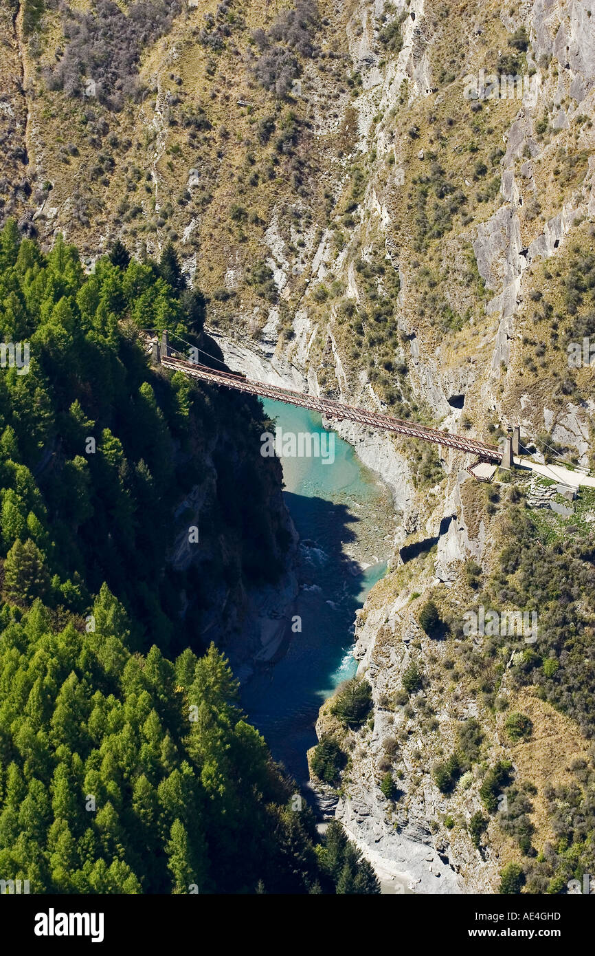 Historic Skippers Suspension Bridge Skippers Canyon Queenstown South ...