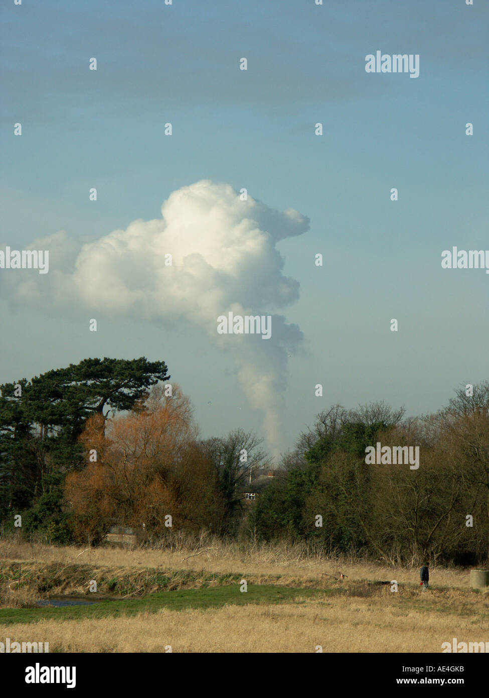 Steam rising from cooling tower hi-res stock photography and images - Alamy
