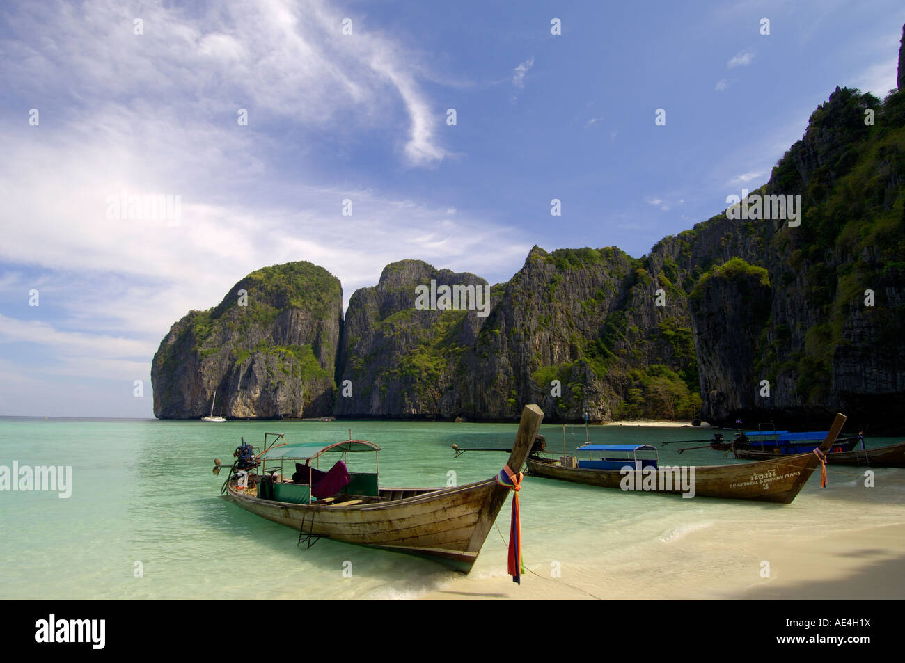Maya Bay, Phi Phi Lay Island, Thailand, Southeast Asia, Asia Stock ...