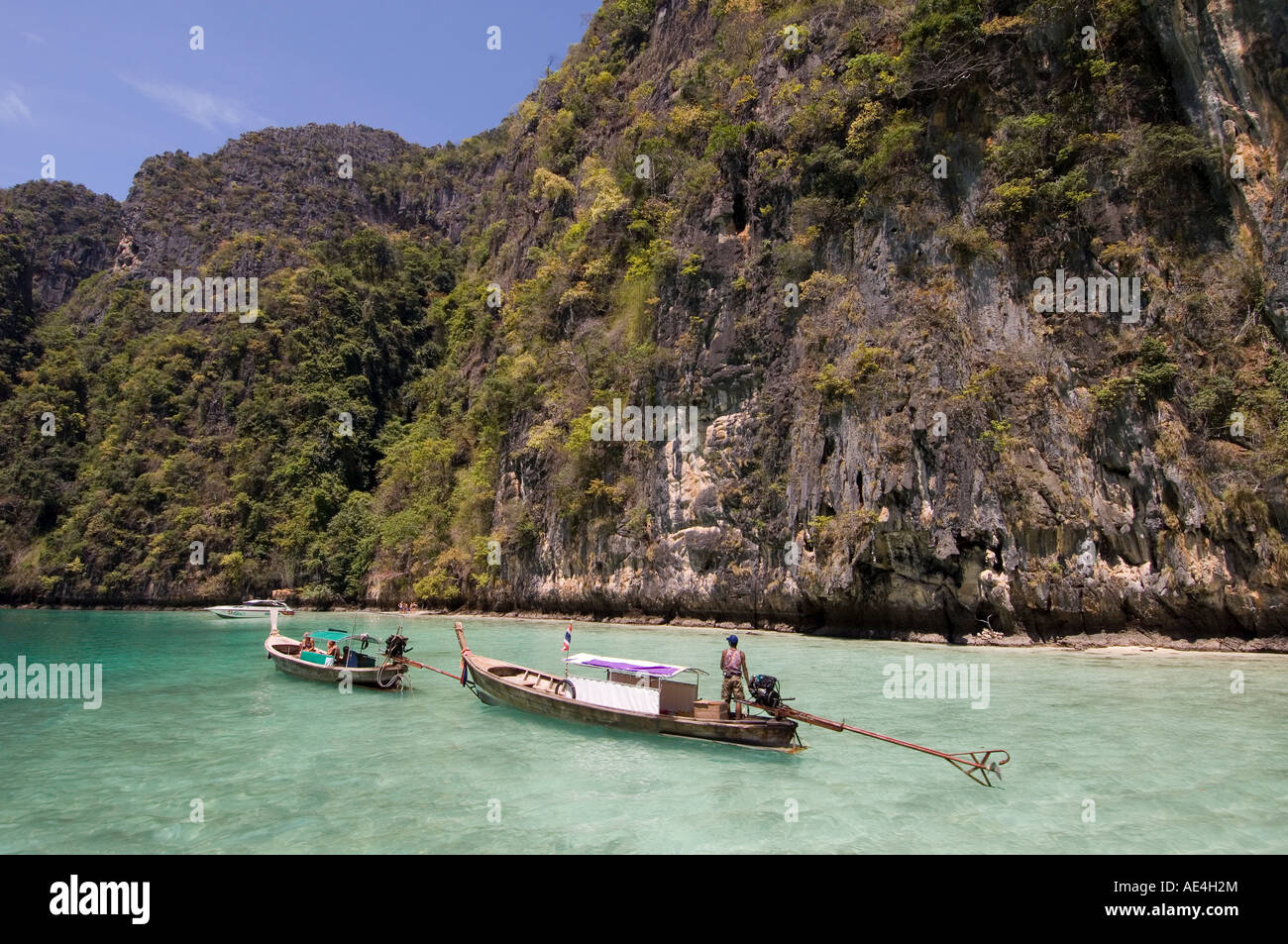 Pileh cove, Phi Phi Lay Island, Thailand, Southeast Asia, Asia Stock ...