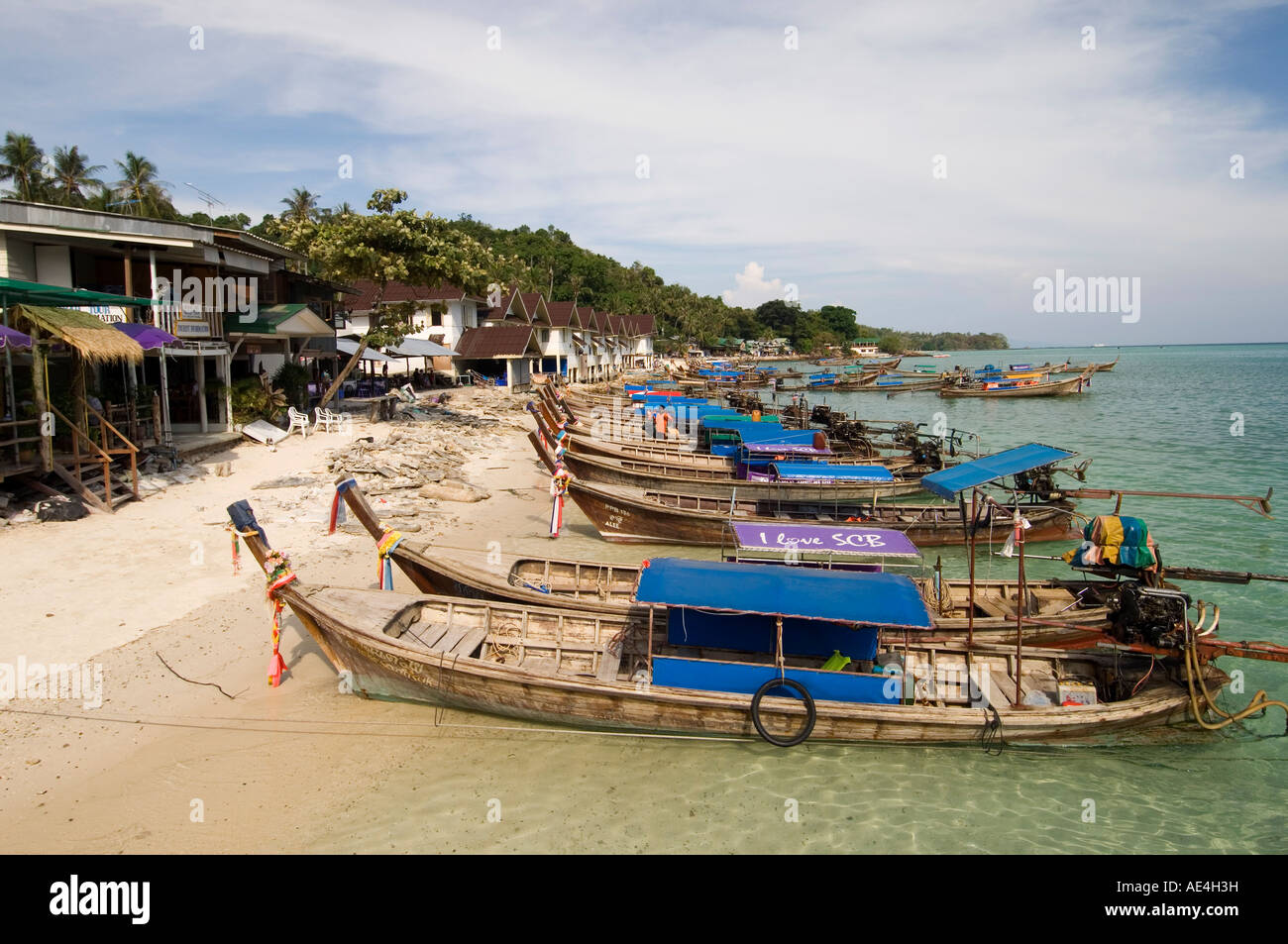 Ton Sai Bay, Phi Phi Don Island, Thailand, Southeast Asia, Asia Stock ...