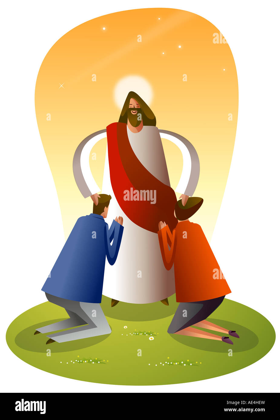 A Woman And Jesus Christ