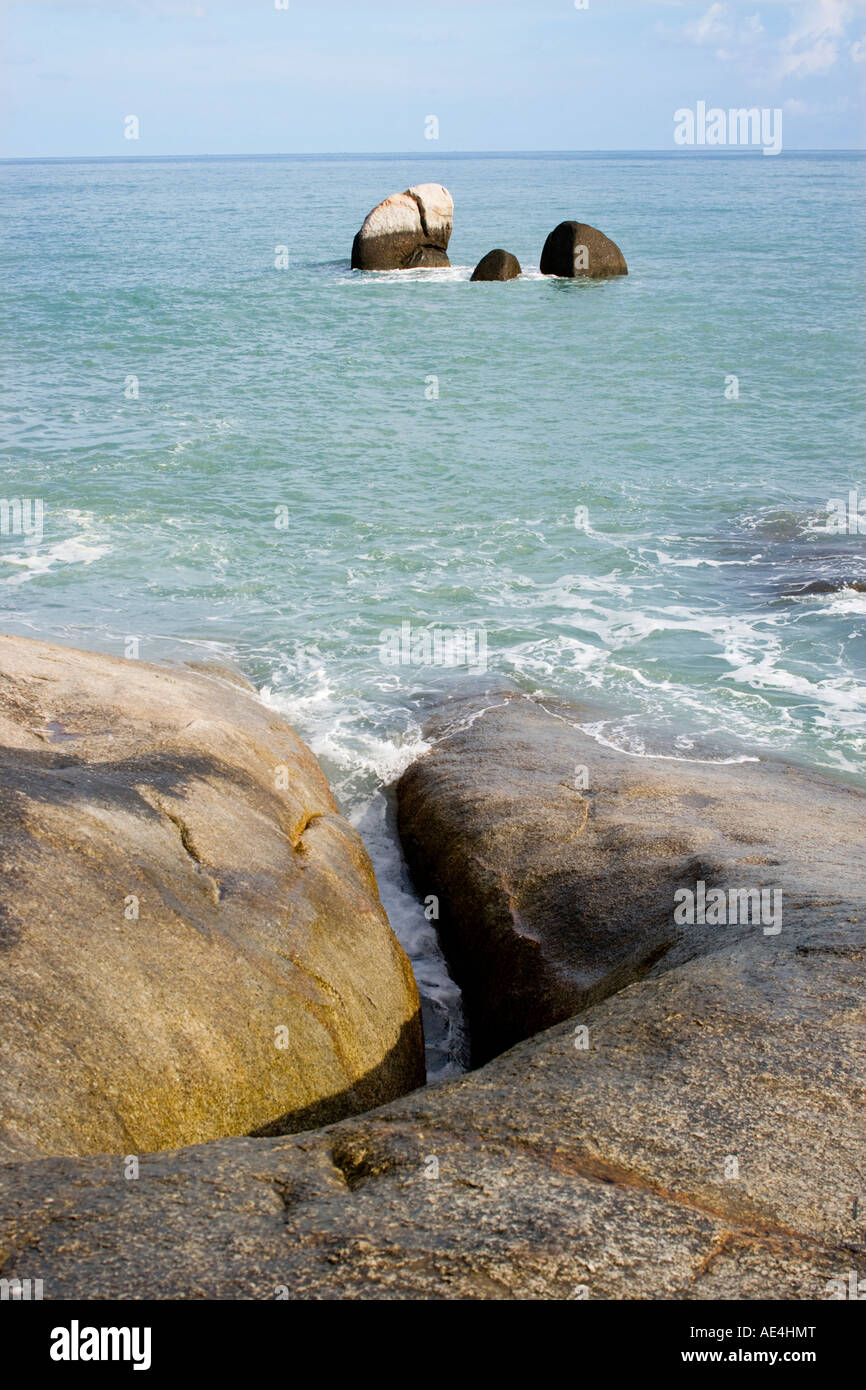 Hin Yai Rocks, Koh Samui, Thailand Stock Photo - Alamy