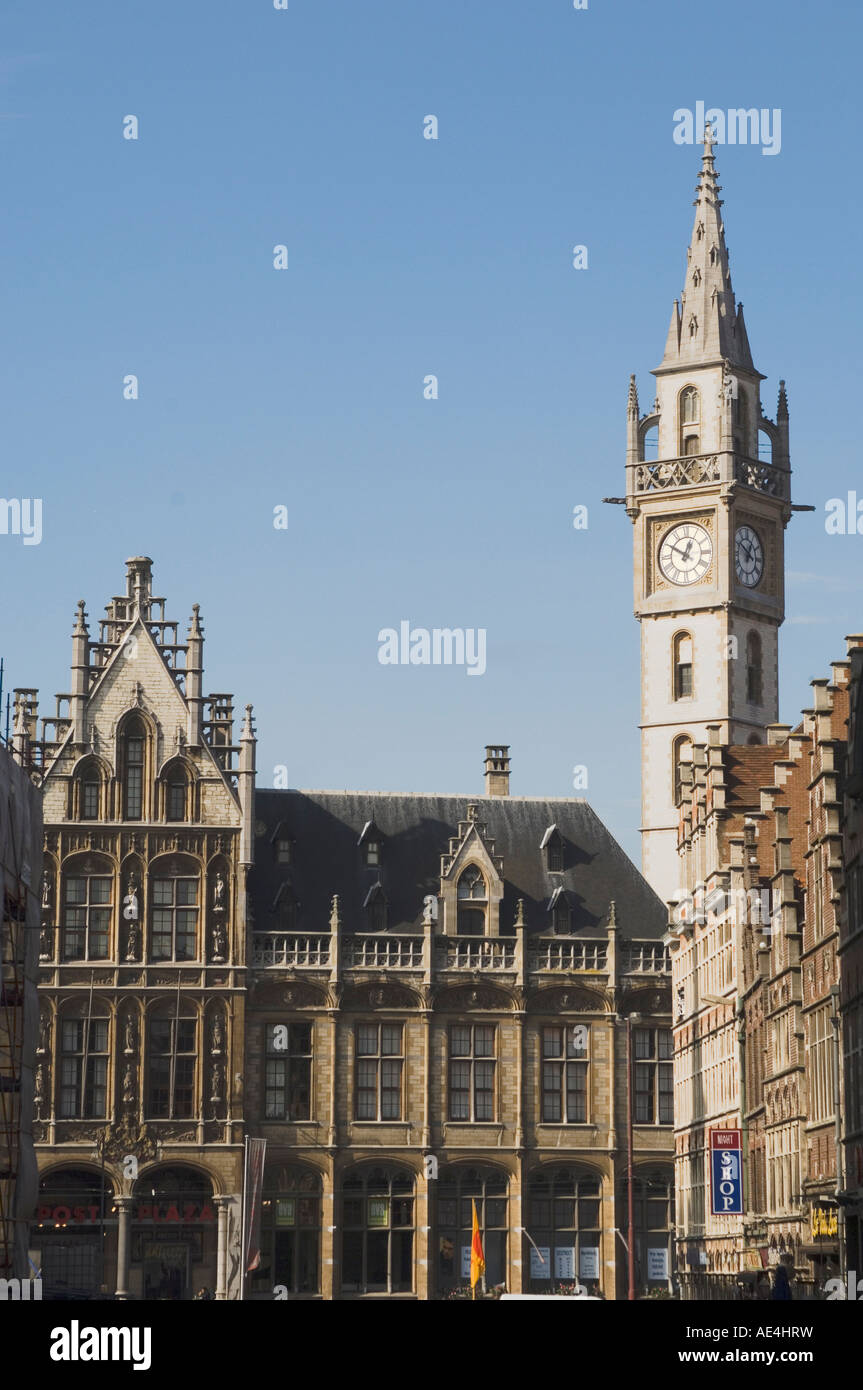 Belfry Tower, Ghent, Belgium, Europe Stock Photo - Alamy