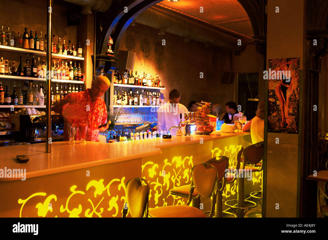 Riga evening bar hi-res stock photography and images - Alamy