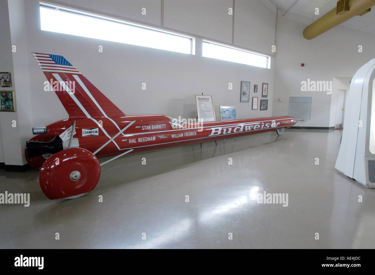 Budweiser rocket car hi-res stock photography and images - Alamy