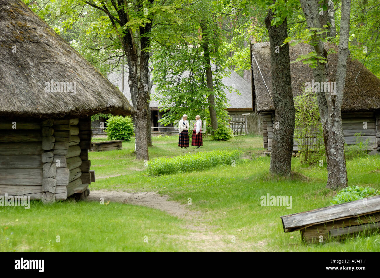 Traditional Latvian building, Latvian Open Air Ethnographic Museum ...