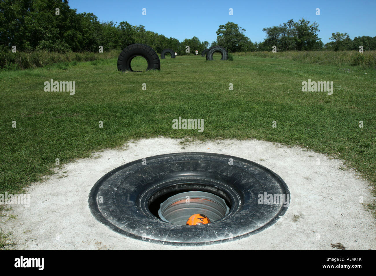 Football hole hi-res stock photography and images - Alamy