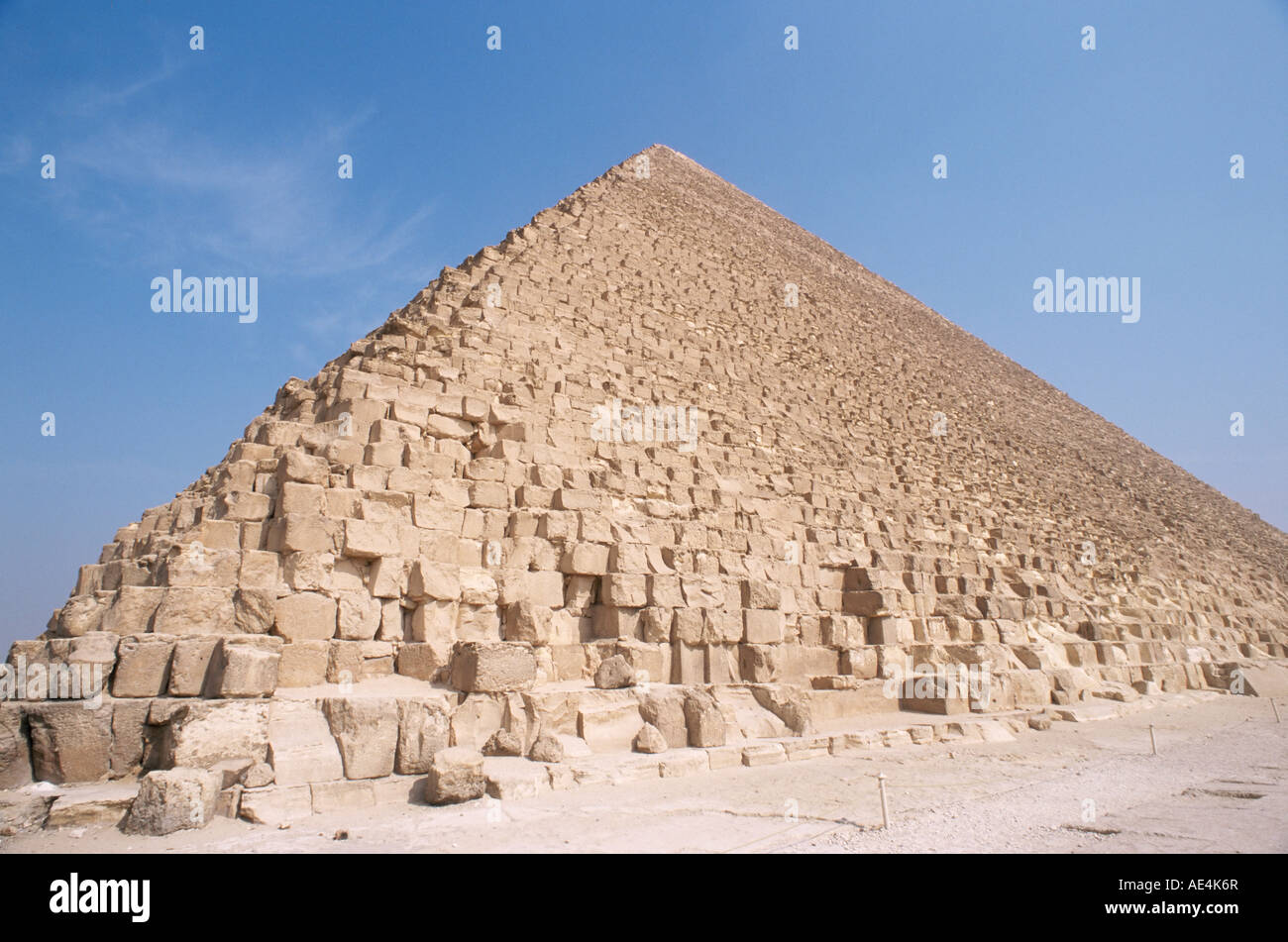 Pyramid of Cheops, Giza, UNESCO World Heritage Site, near Cairo, Egypt ...