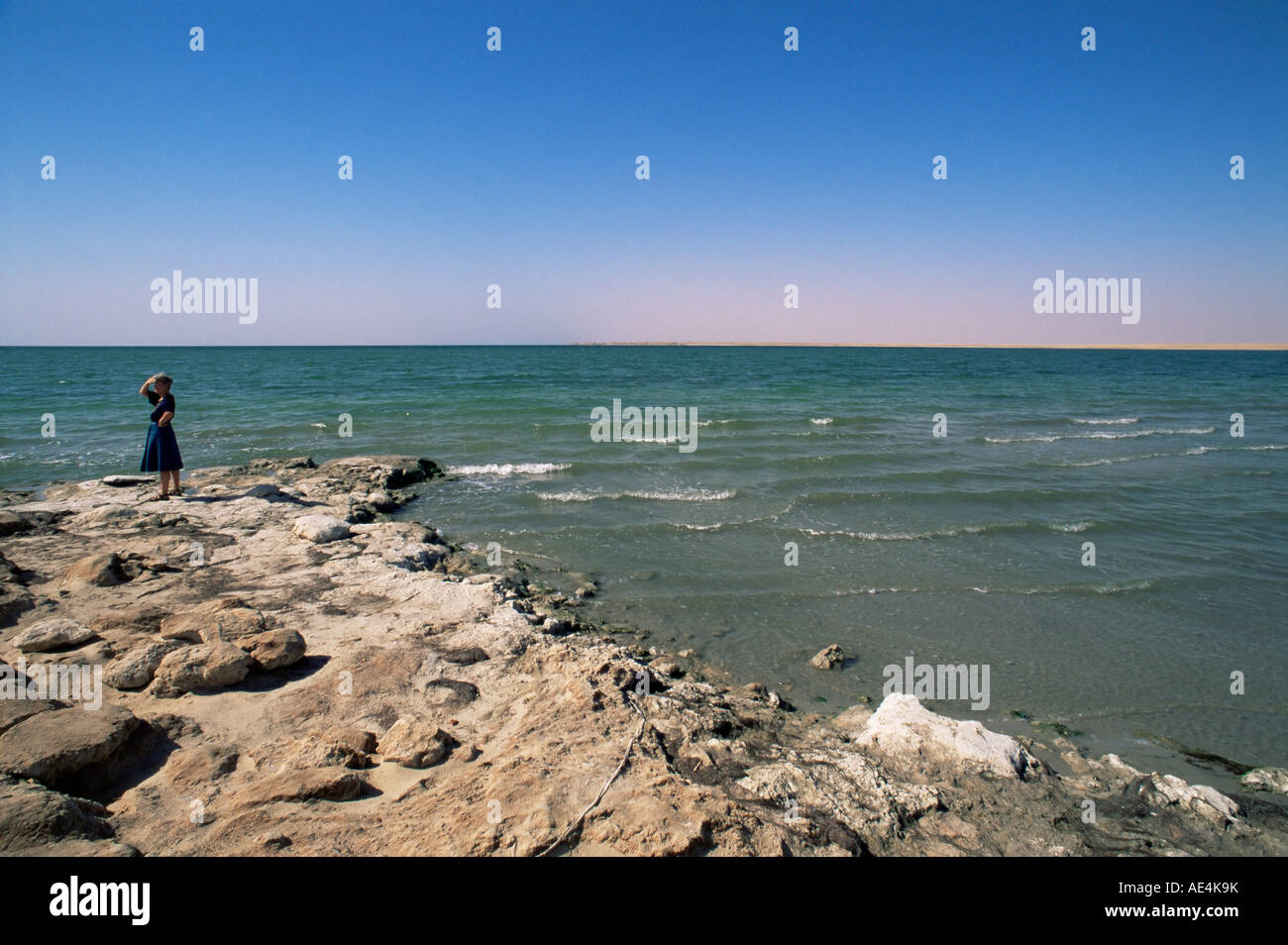 Bahr Al Milh Lake, Iraq, Middle East Stock Photo - Alamy