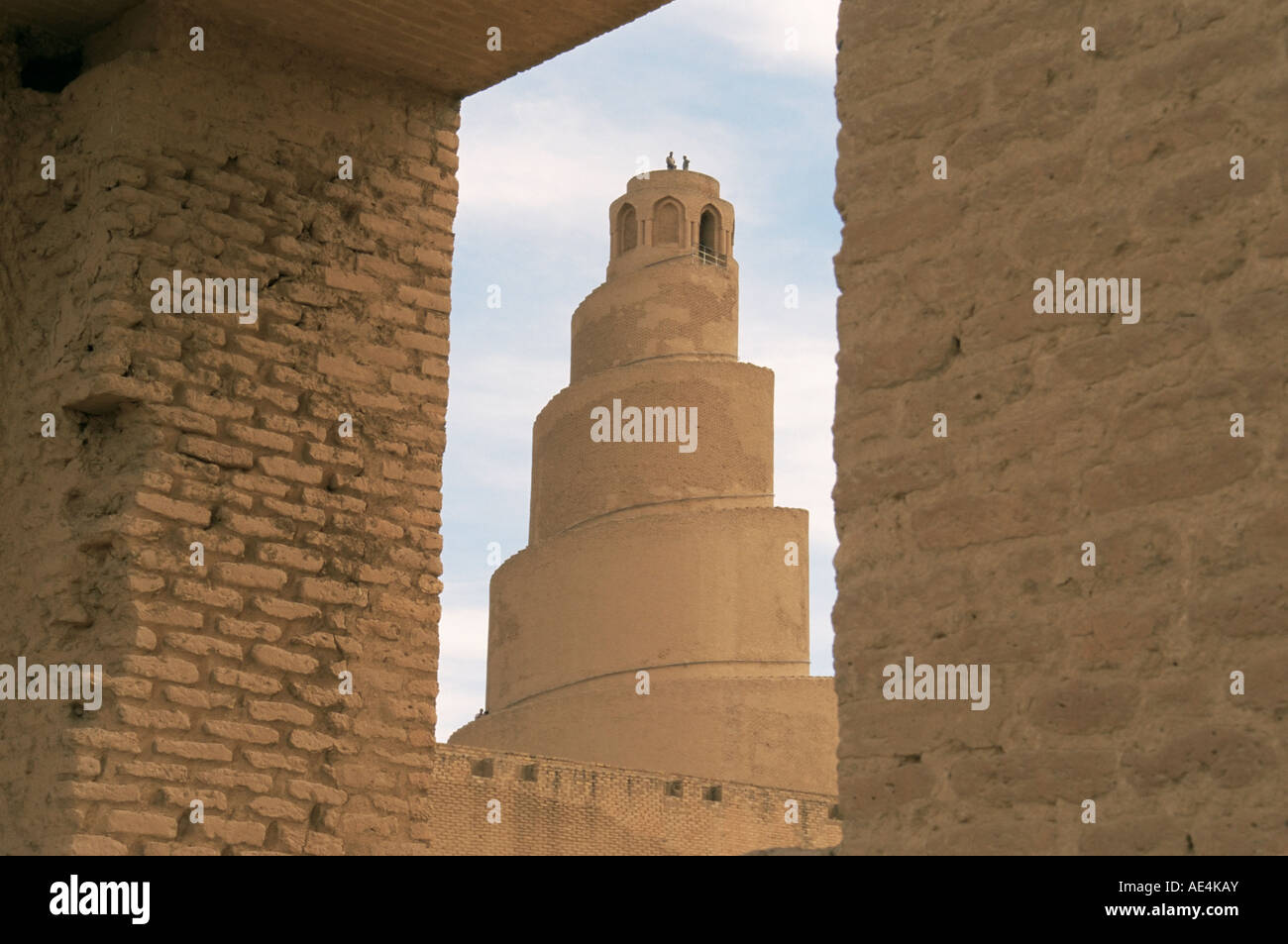 Al Malwuaiya Tower (Malwiya Tower), Samarra, Iraq, Middle East Stock ...