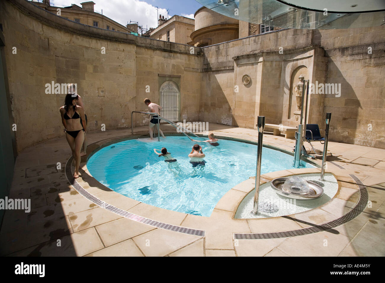 Cross Bath, Thermae Bath Spa, Bath, Avon, England, United Kingdom ...