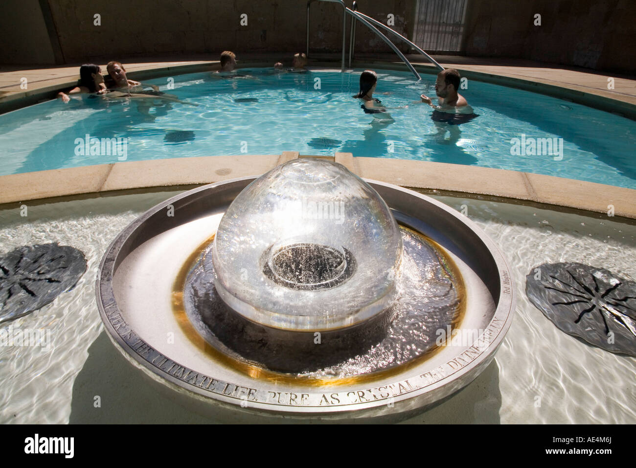 Cross Bath, Thermae Bath Spa, Bath, Avon, England, United Kingdom ...