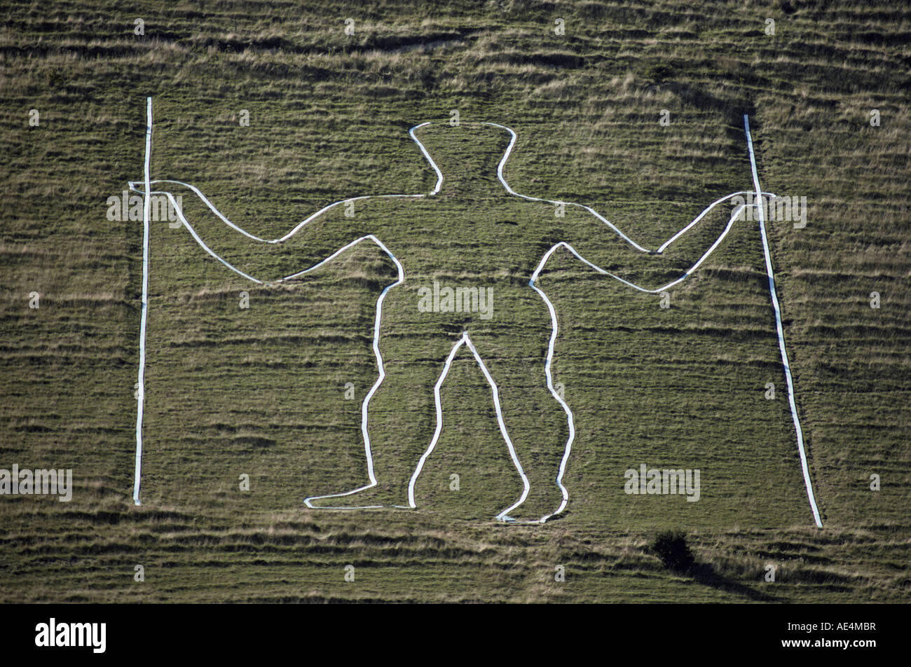 The Long Man, Wilmington Hill, near Wilmington, South Downs, Sussex ...