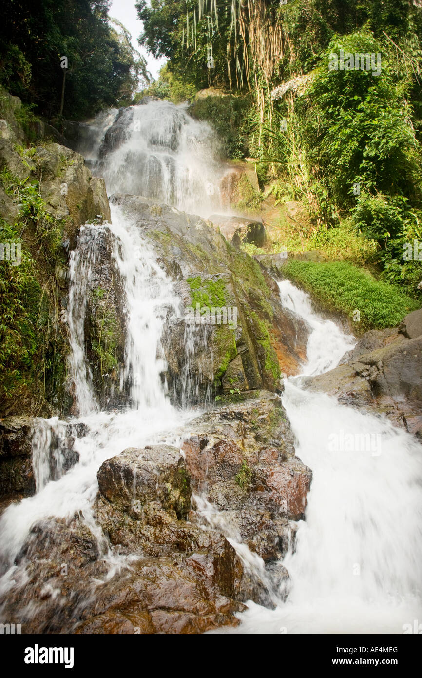 Namuang Waterfall, Koh Samui, Thailand Stock Photo - Alamy