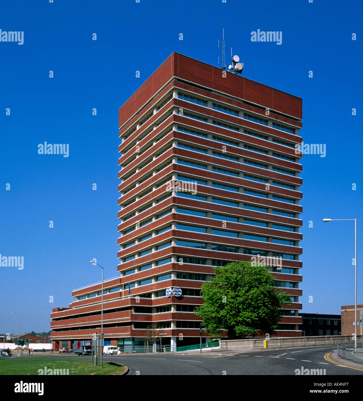 1990s Thames Water Office building in Reading England Stock Photo - Alamy