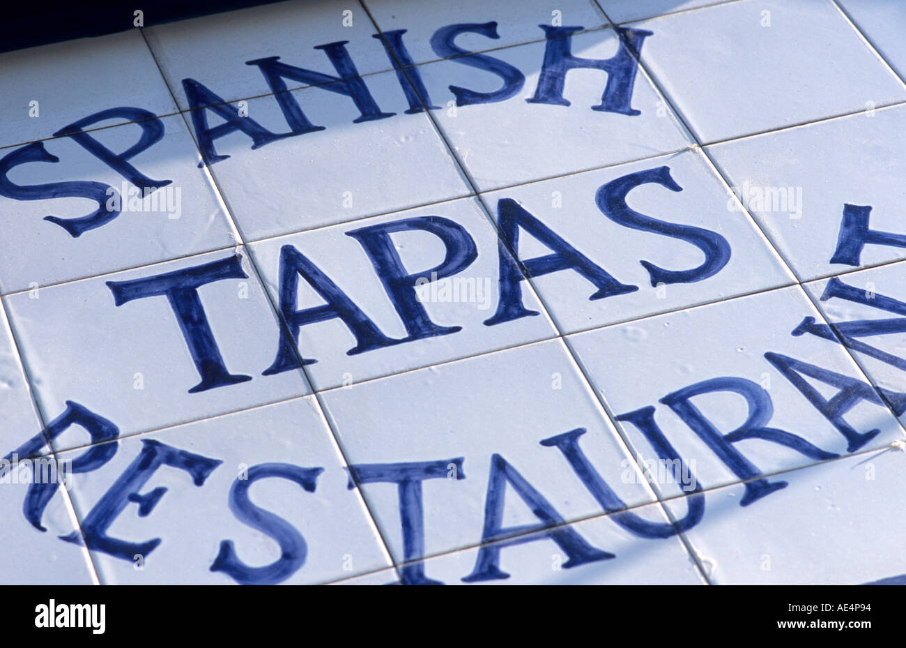 Spanish restaurant advert hi-res stock photography and images - Alamy
