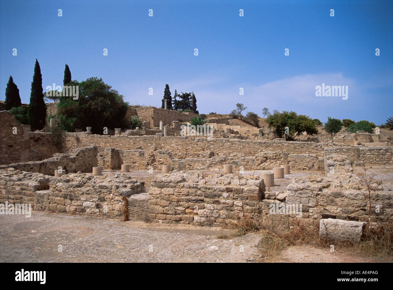 Remains ancient site carthage tunisia hi-res stock photography and ...