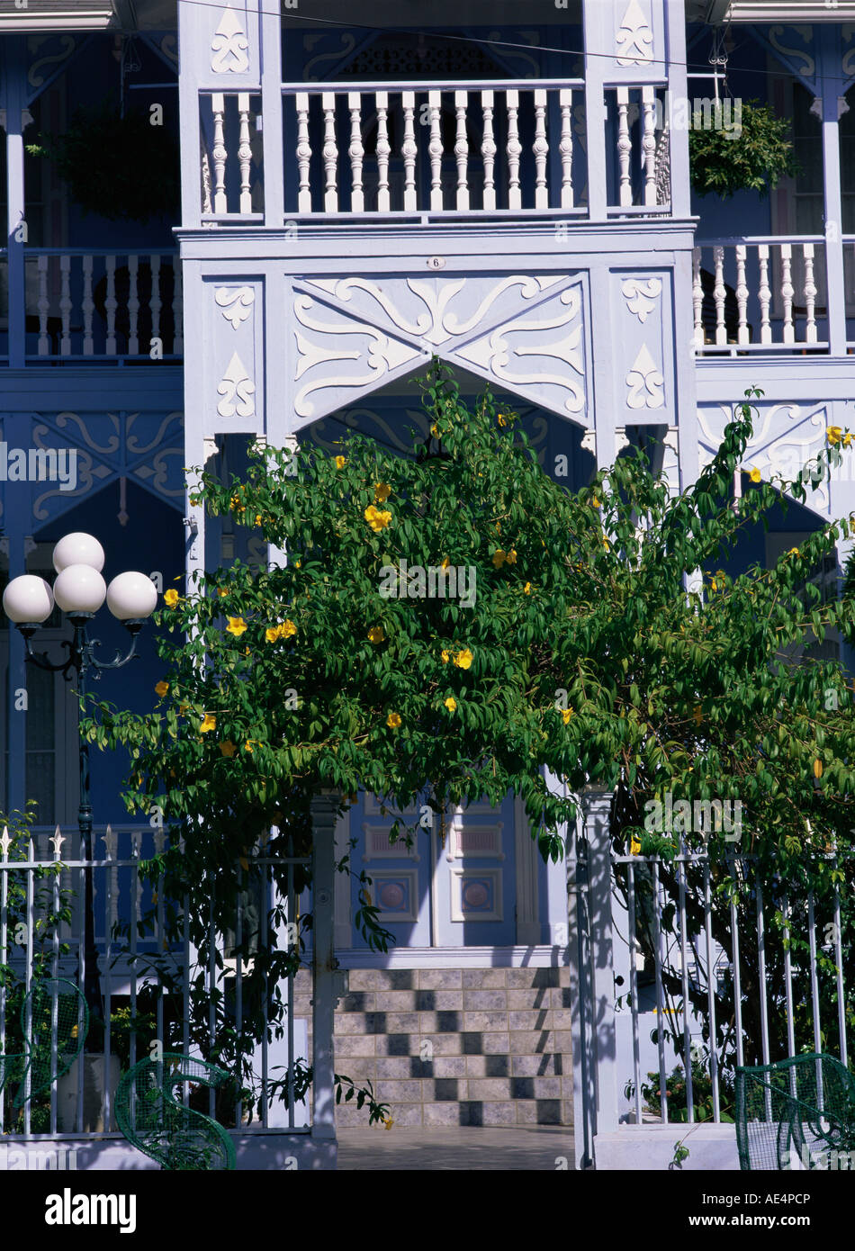 Colonial architecture, Port of Spain, Trinidad, West Indies, Caribbean ...
