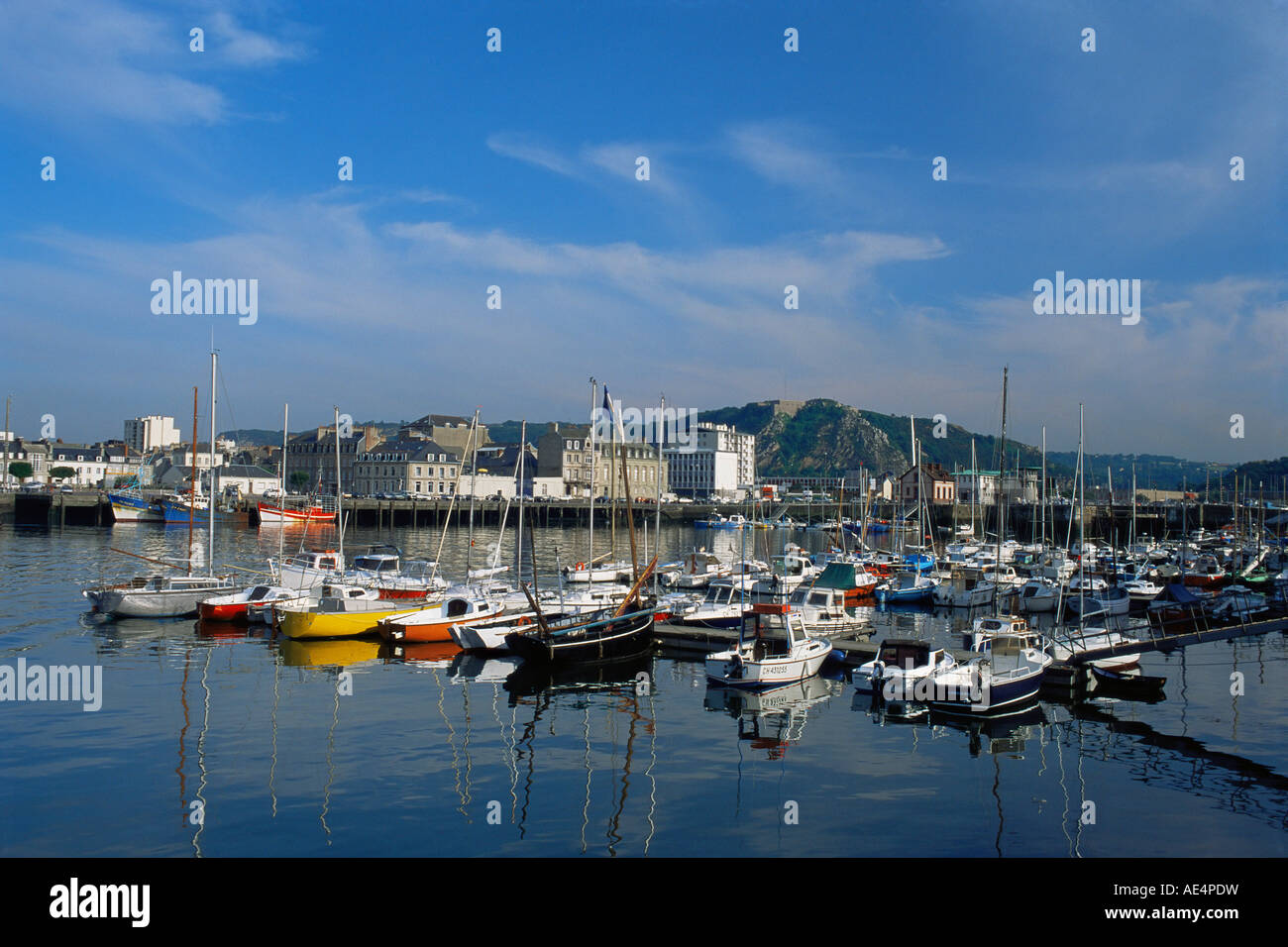 The harbour, Cherbourg, Normandy, France, Europe Stock Photo - Alamy
