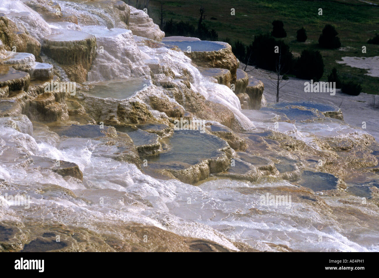 White rocks in yellowstone national hi-res stock photography and images ...