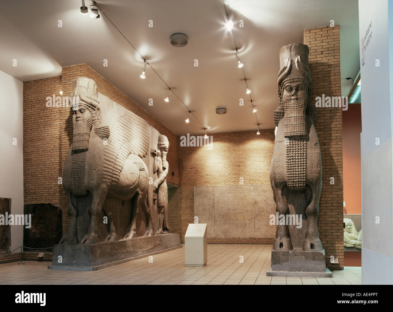 Assyrian winged bulls from Khorsabad, British Museum, London, England ...