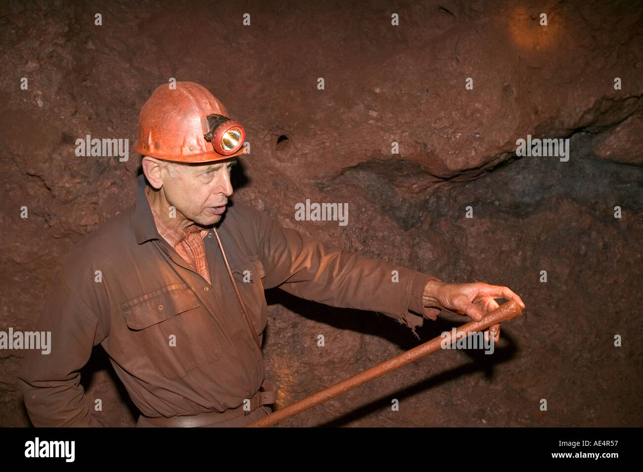 Miners helmet deep mine hi-res stock photography and images - Alamy