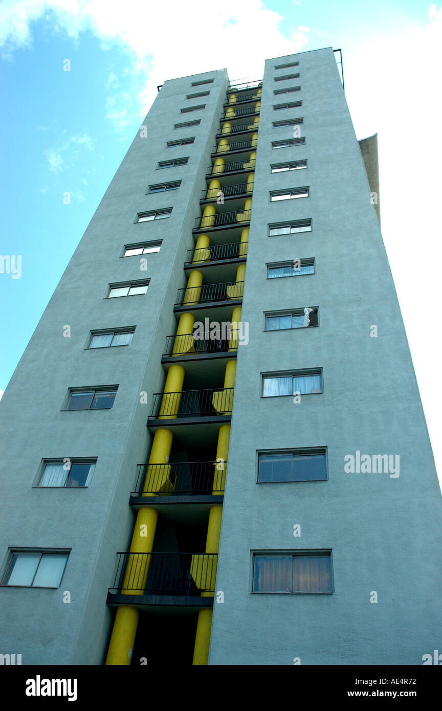 High rise estate housing London Barbican Stock Photo - Alamy